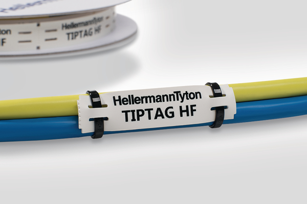 ROLO FITA HELLERMANN TYTON TIPTAG 15WEX65S 65MMX15MM C/190 PC - WK Elétrica